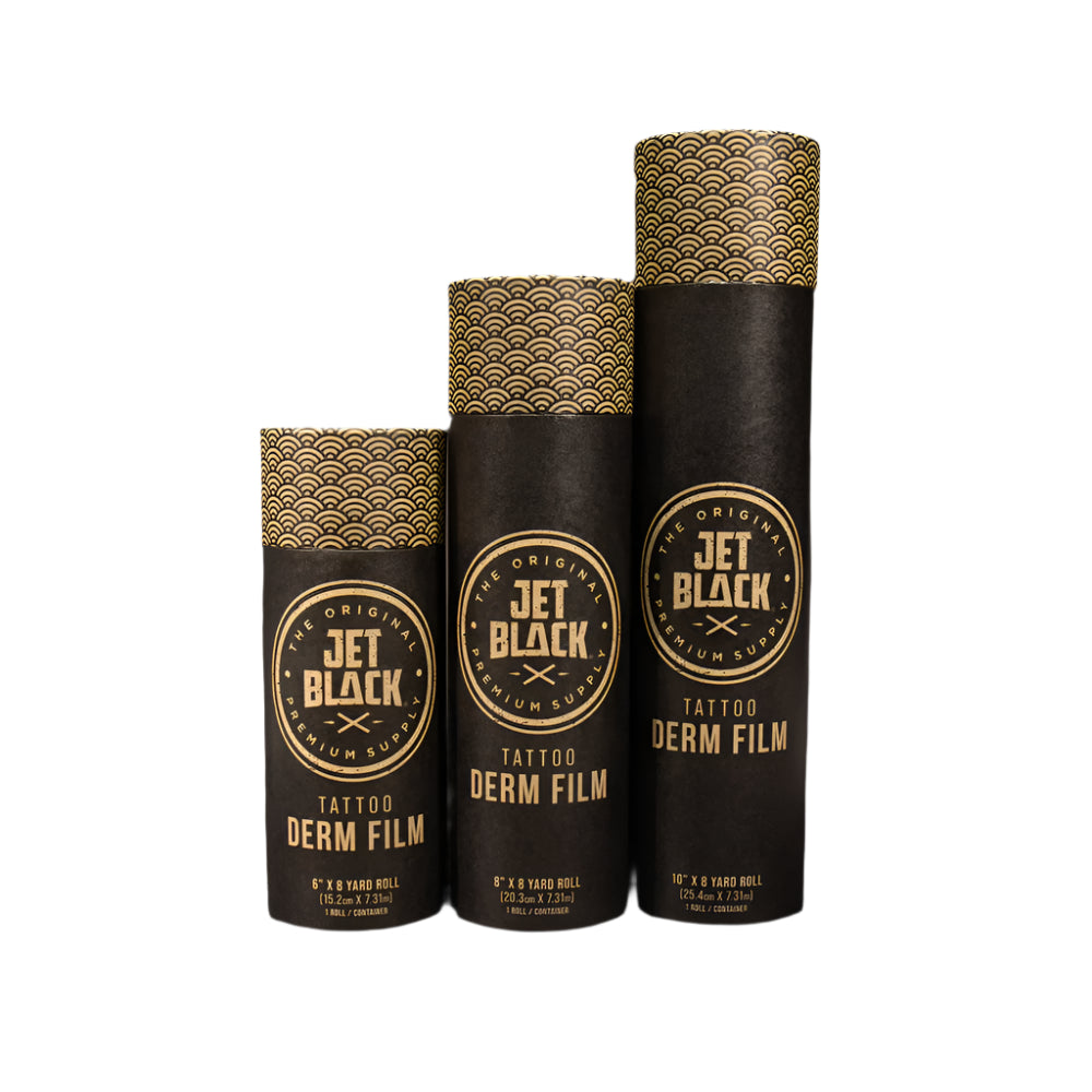 Jet Black Derm Film – Status Tattoo Supply